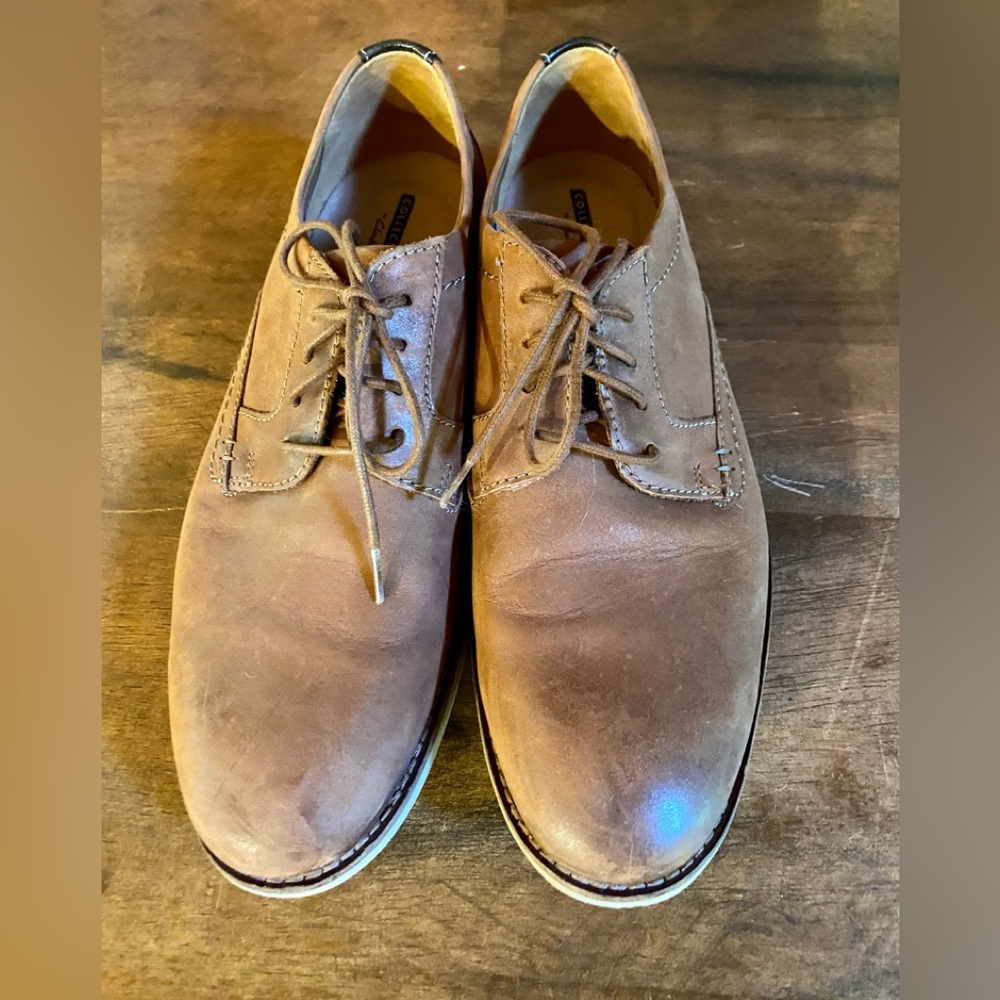 Clarks Atticus Lt Lace Dark Tan Leather - Gem